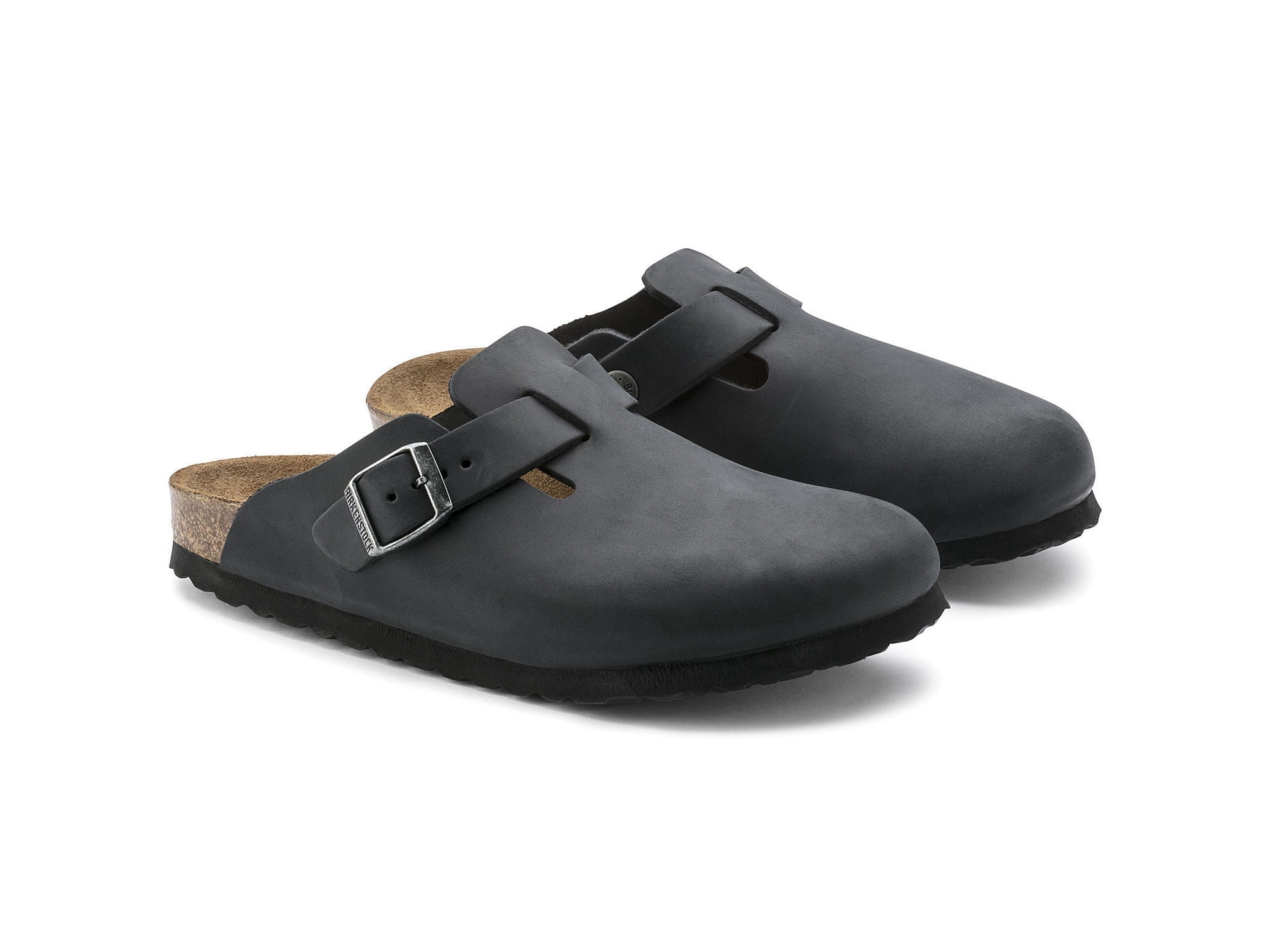 Birkenstock Womens Boston Leather Closed Toe Mules - Walmart.com