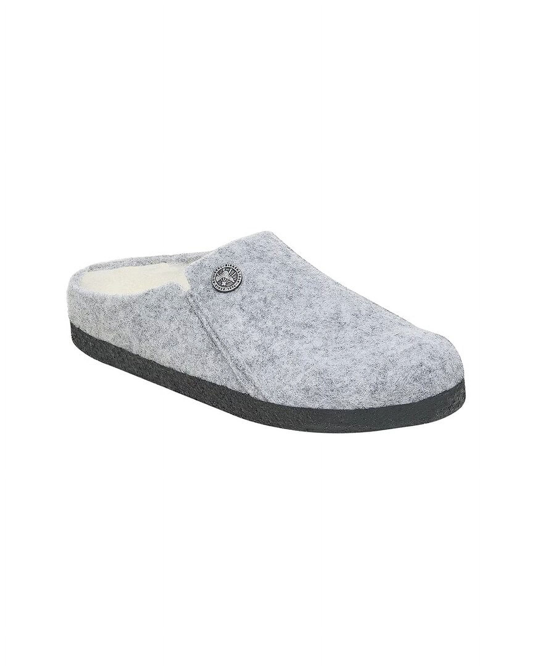 Birkenstock Zermatt Shearling & Wool Felt Slipper, 26, Grey - Walmart.com