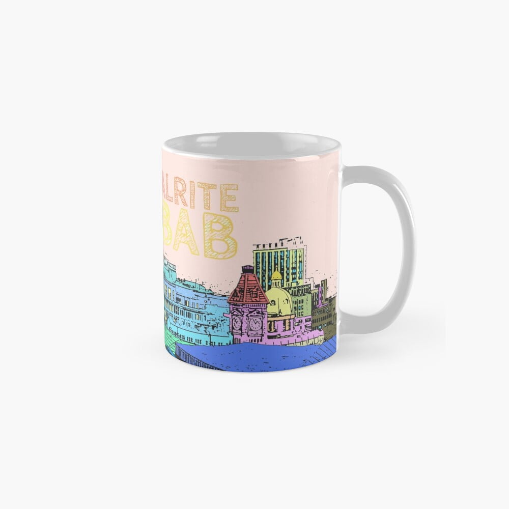 Birmigham skyline and Alright Bab on gifts and t-shirts Classic Mug ...