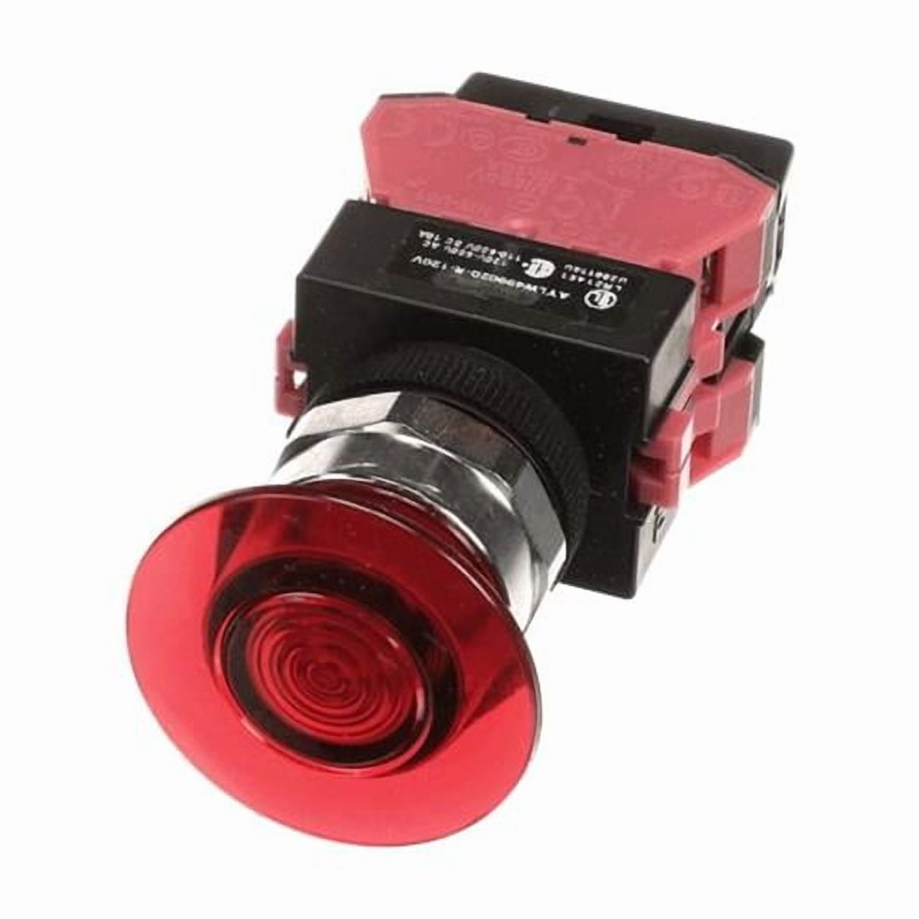 Biro VTS7169-1 Emergency Stop Switch - 120 VAC, Illuminated - Walmart.com