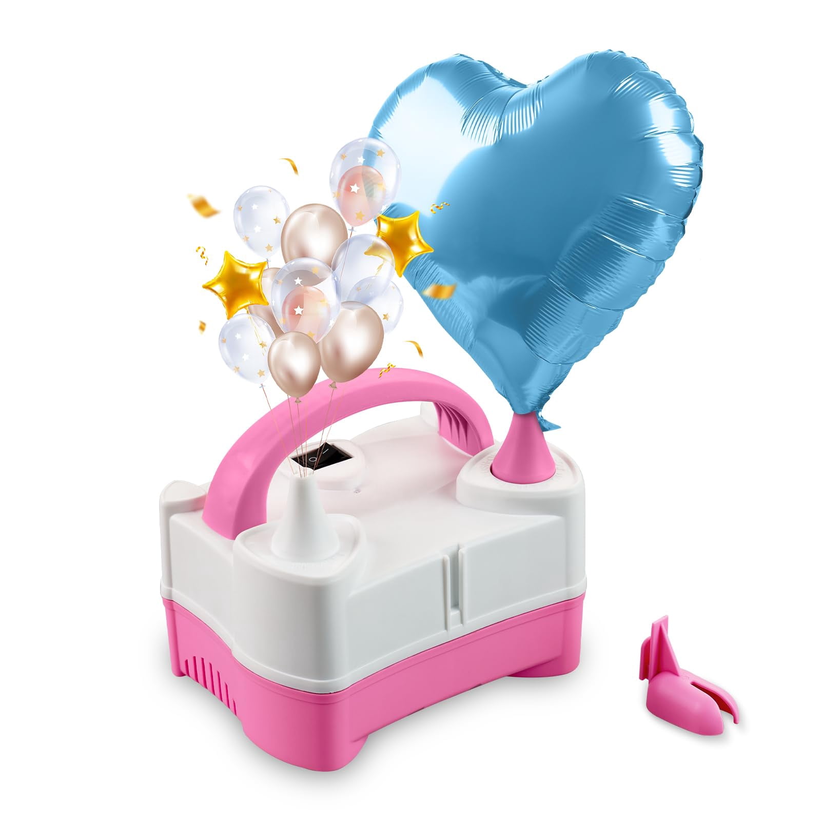 Birodeko Electric Air Balloon SSF20 Pump, Portable Dual Nozzle Balloon ...