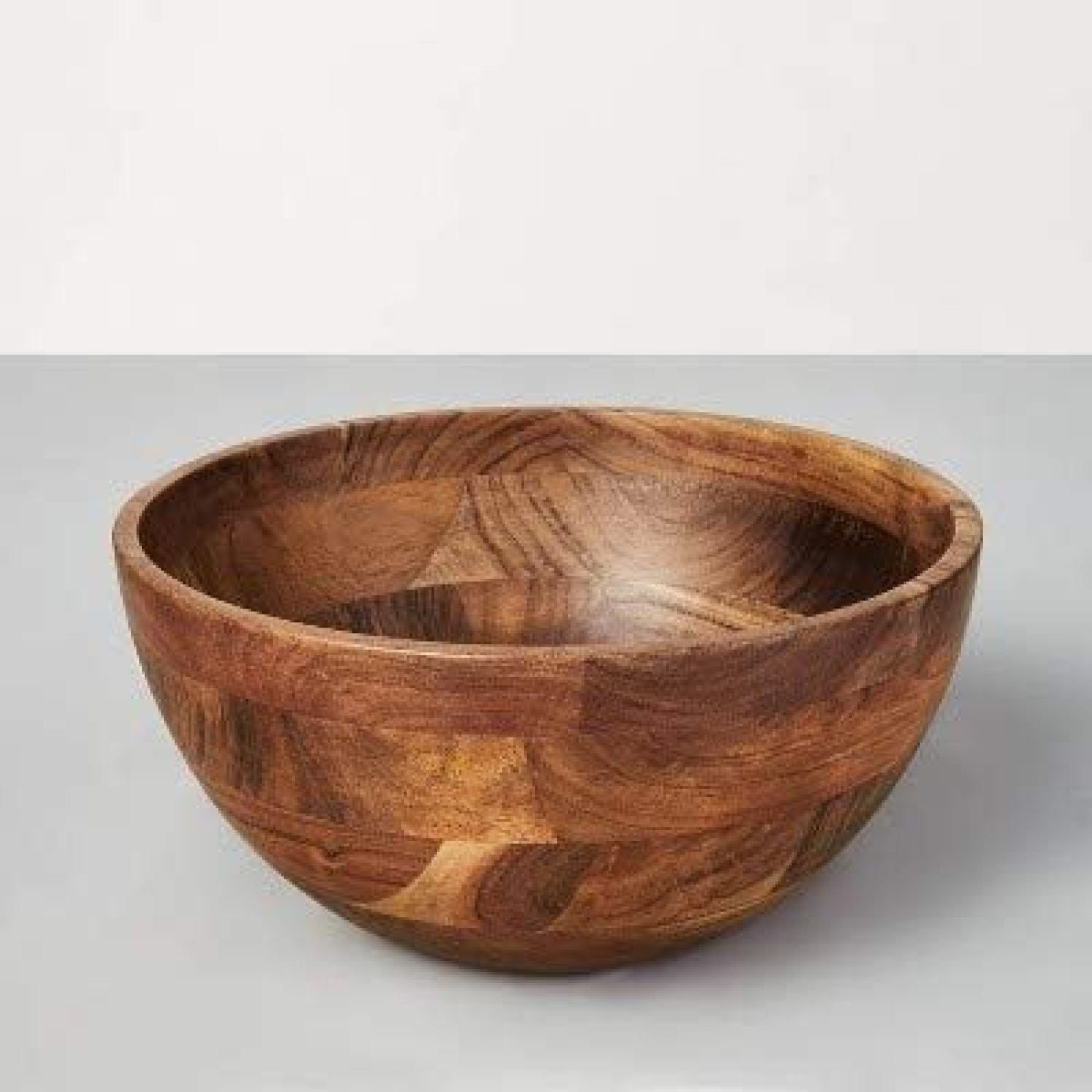 Birsppy Acacia Wood Serving Bowl Large- Hearth & Hand with Magnolia ...