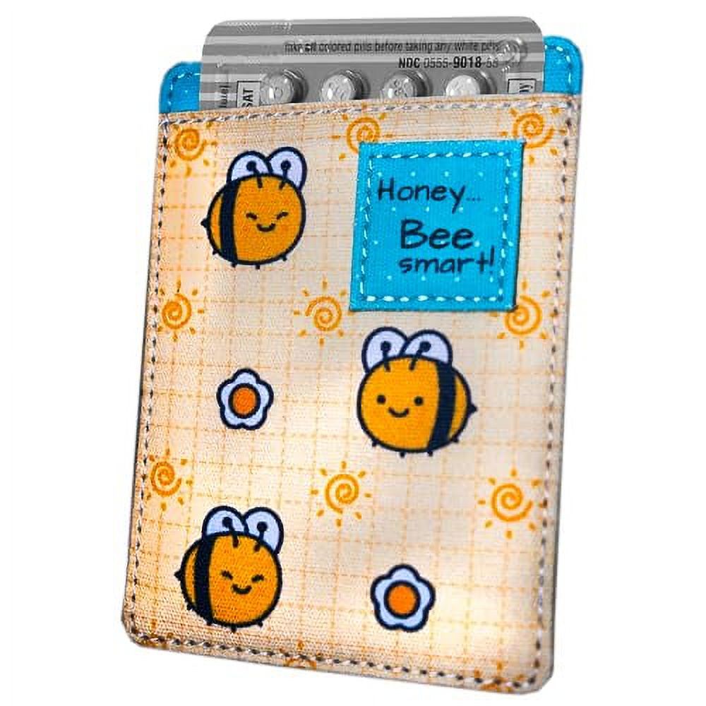 Birth Control Pill Case for Contraceptive Pills Medication Sleeve Pouch ...