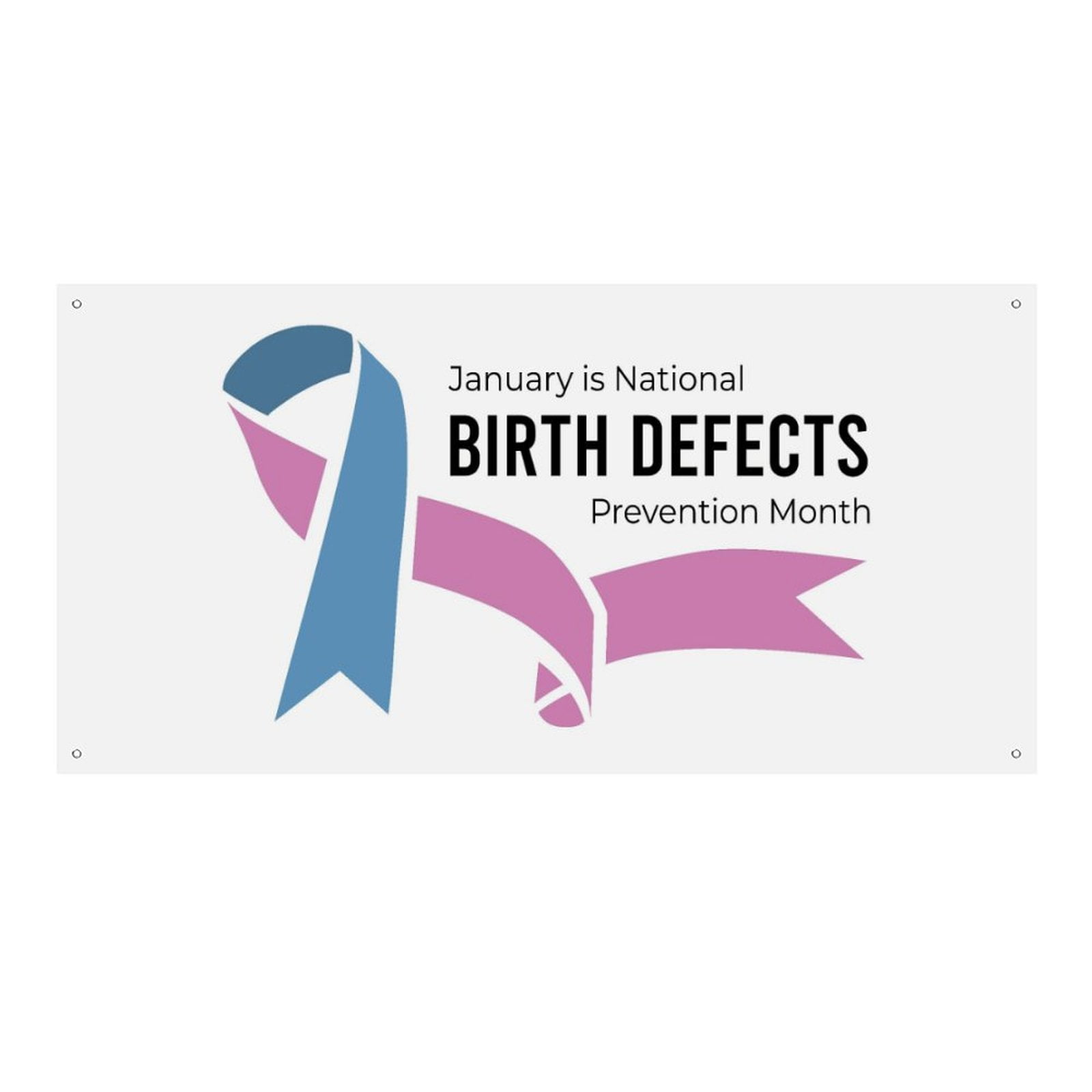 Birth Defects Prevention Month Banners Flag Hanging Backdrop Sign Wall ...