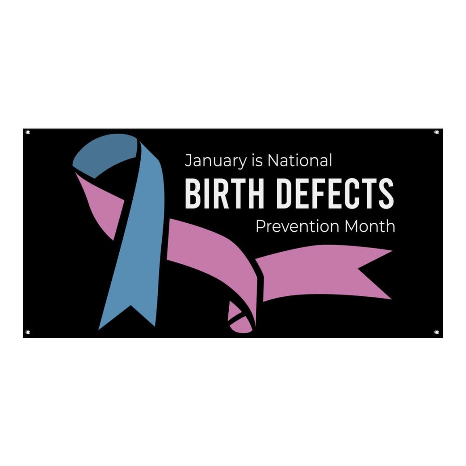 Birth Defects Prevention Month Banners Flag Hanging Backdrop Sign Wall ...