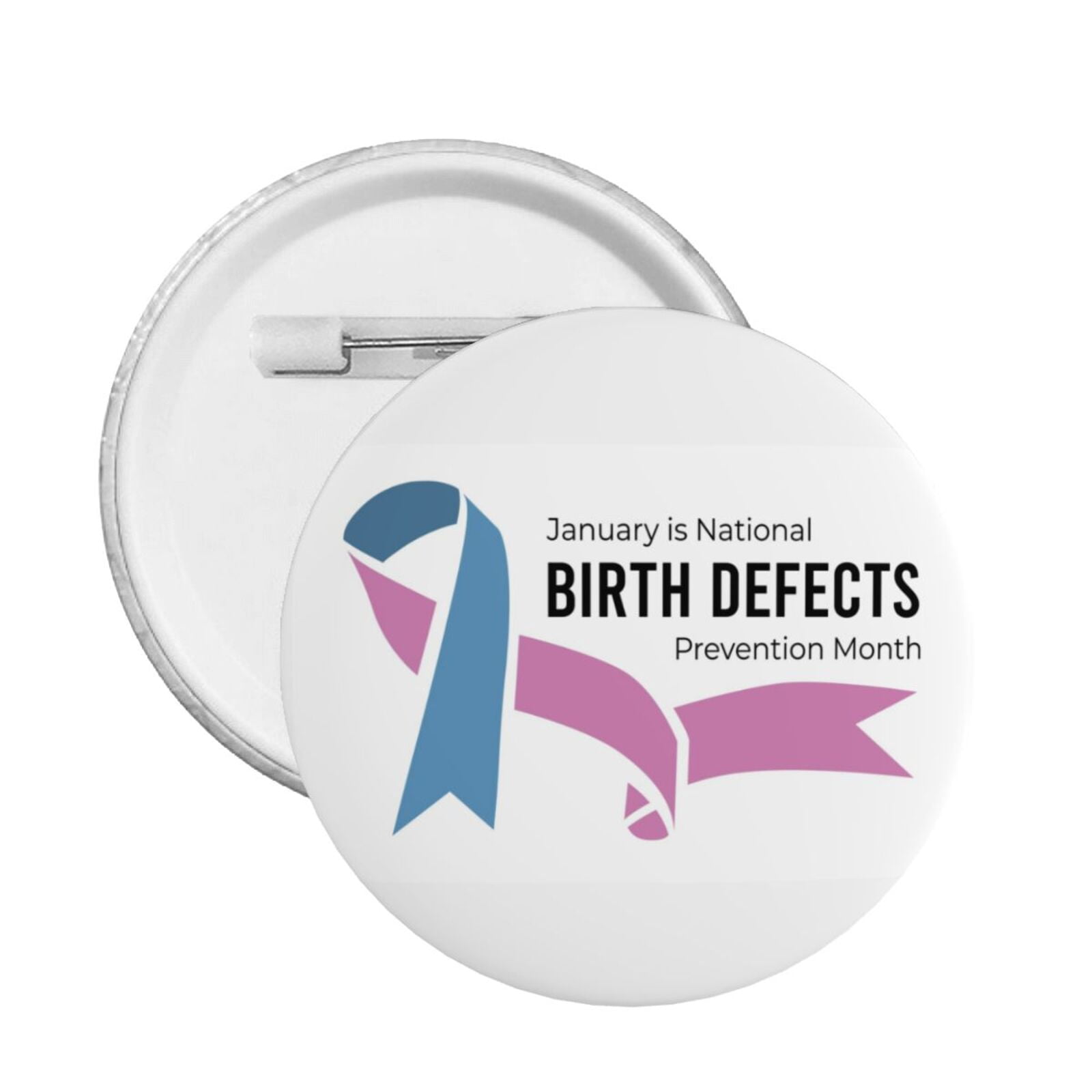 Birth Defects Prevention Month Circular Button Fashion Badge Decoration ...