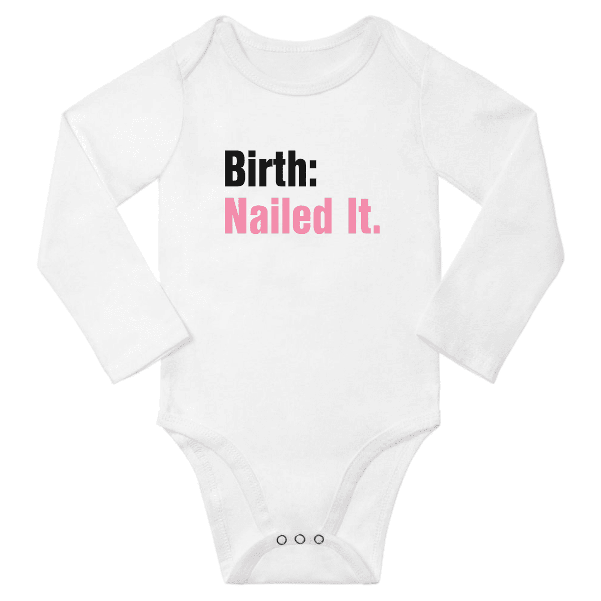 Birth: Nailed It. Cute Baby Long Sleeve Jumpsuits Boy Girl Clothes ...
