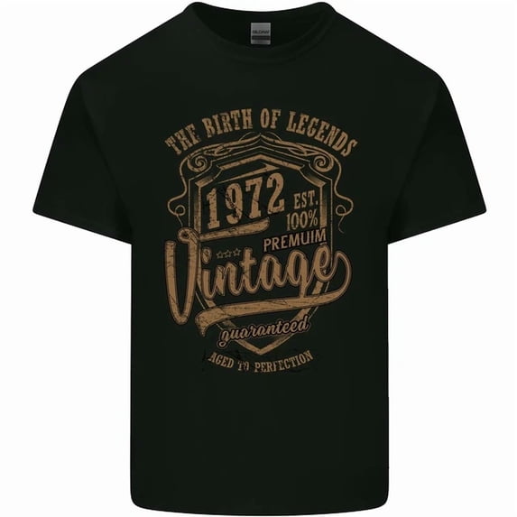 Birth Of Legends 53Rd Birthday 1972 Mens Womens Light Cotton T-Shirt ...