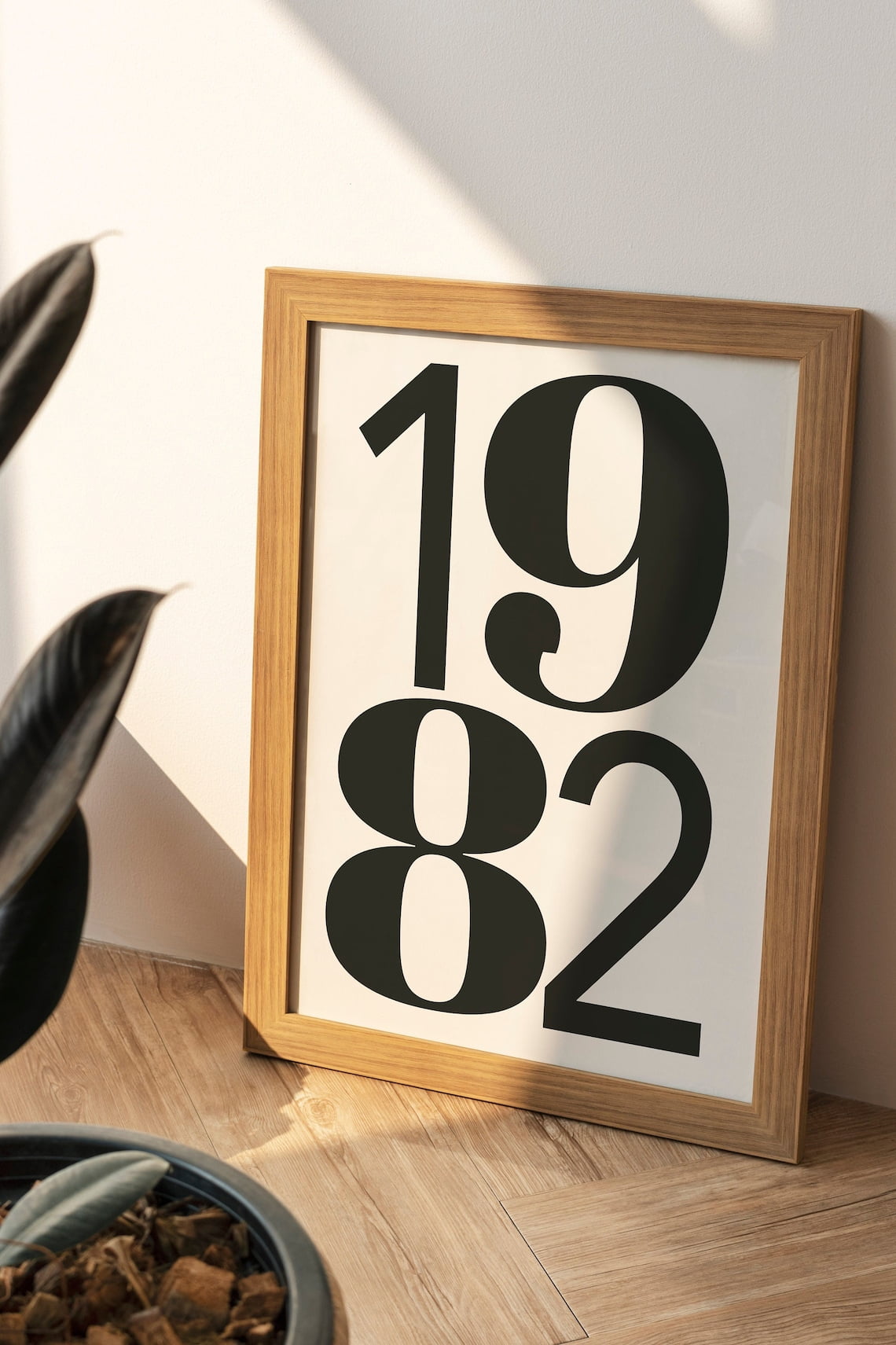 Birth Year Poster Retro 1982 Birthday Bedroom Wall Decor art Poster ...