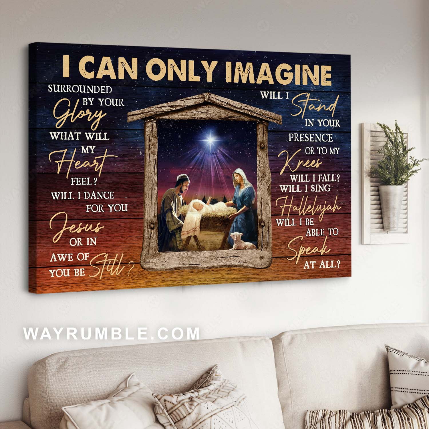 Birth of Jesus, Star of Bethlehem, Mother Mary, I can only imagine ...