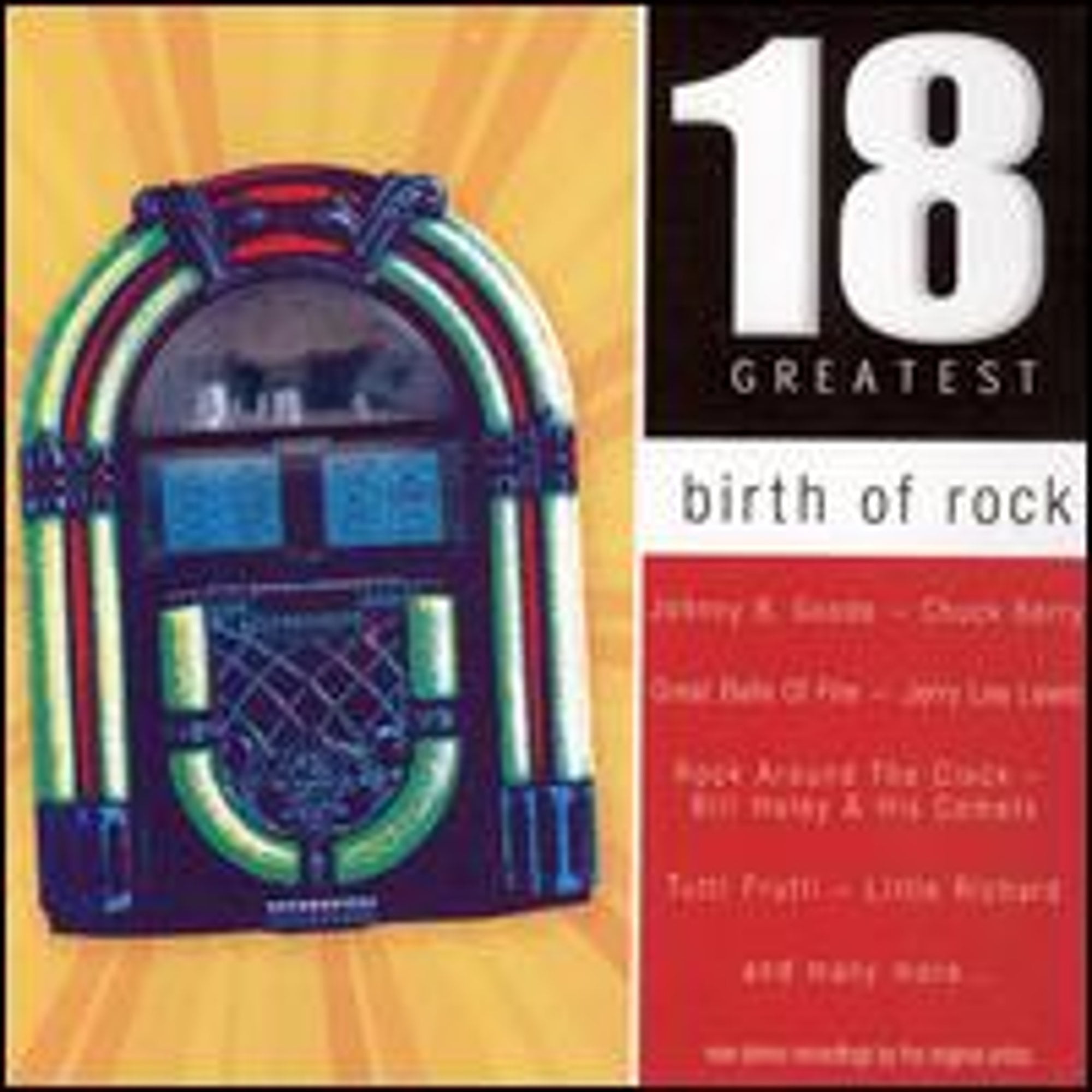 Pre-Owned Birth of Rock: 18 Greatest - Walmart.com