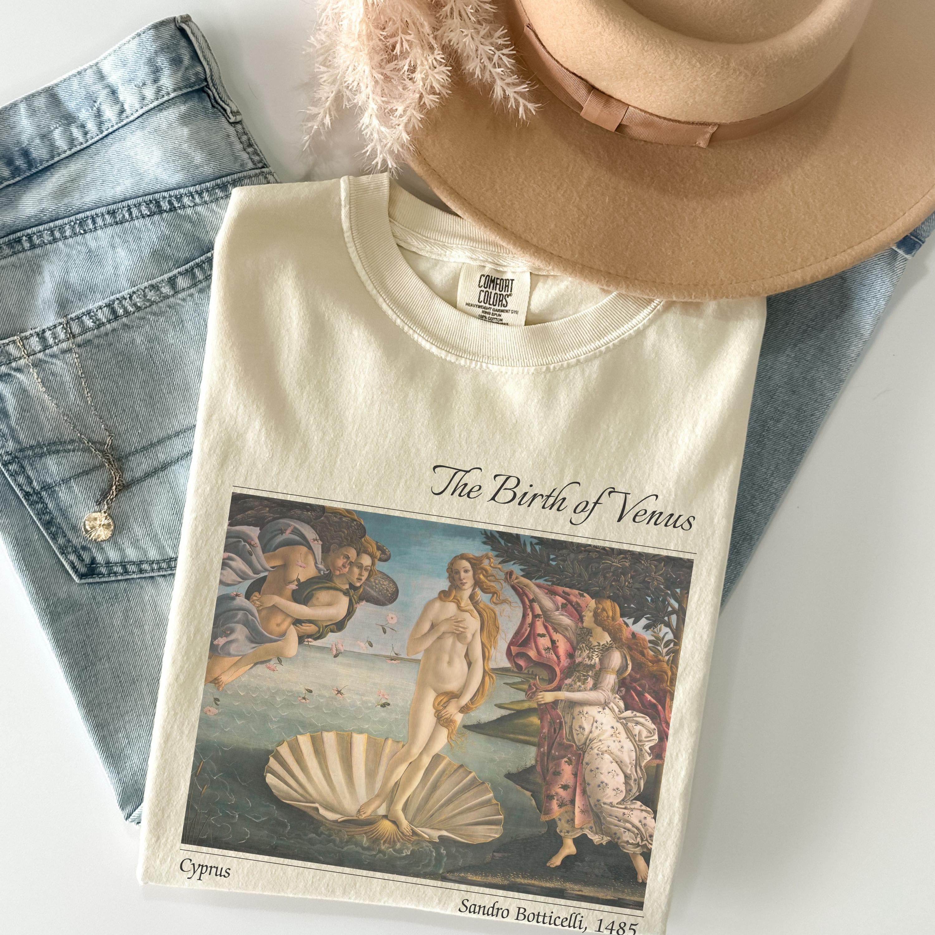 Birth of Venus Shirt, Botticelli Artist Tee, Renaissance Painting ...