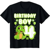Birthday 4 Years Old Cute Turtle Lover 4Th Birthday Unisex Men Women T ...