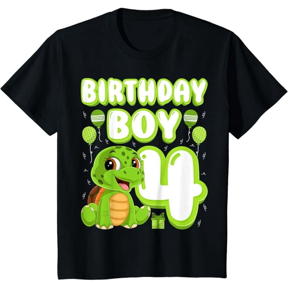 Birthday 4 Years Old Cute Turtle Lover 4Th Birthday Unisex Men Women T ...