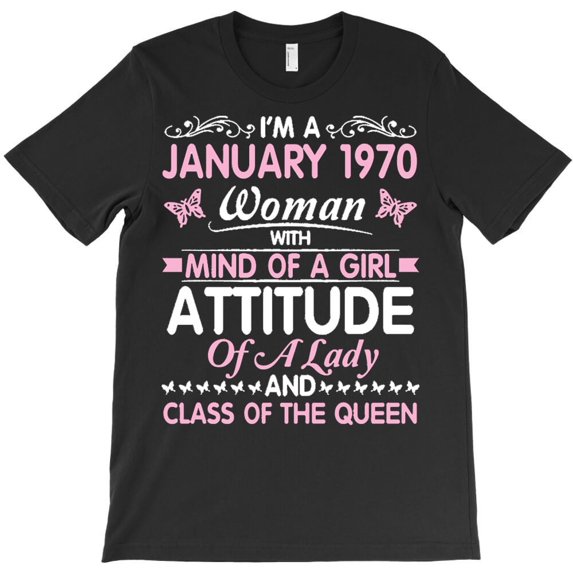Birthday 51 Years Born In January 1970 Funny I'm A January Woman H13324 ...