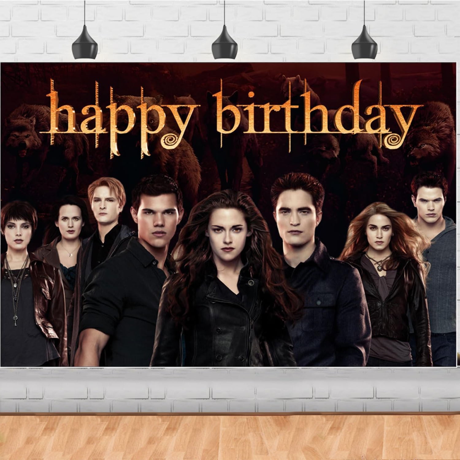 𝑻𝒘𝒊𝒍𝒊𝒈𝒉𝒕 𝑺𝒂𝒈𝒂 Birthday Backdrop,Twilight Poster for saga Theme Party ...