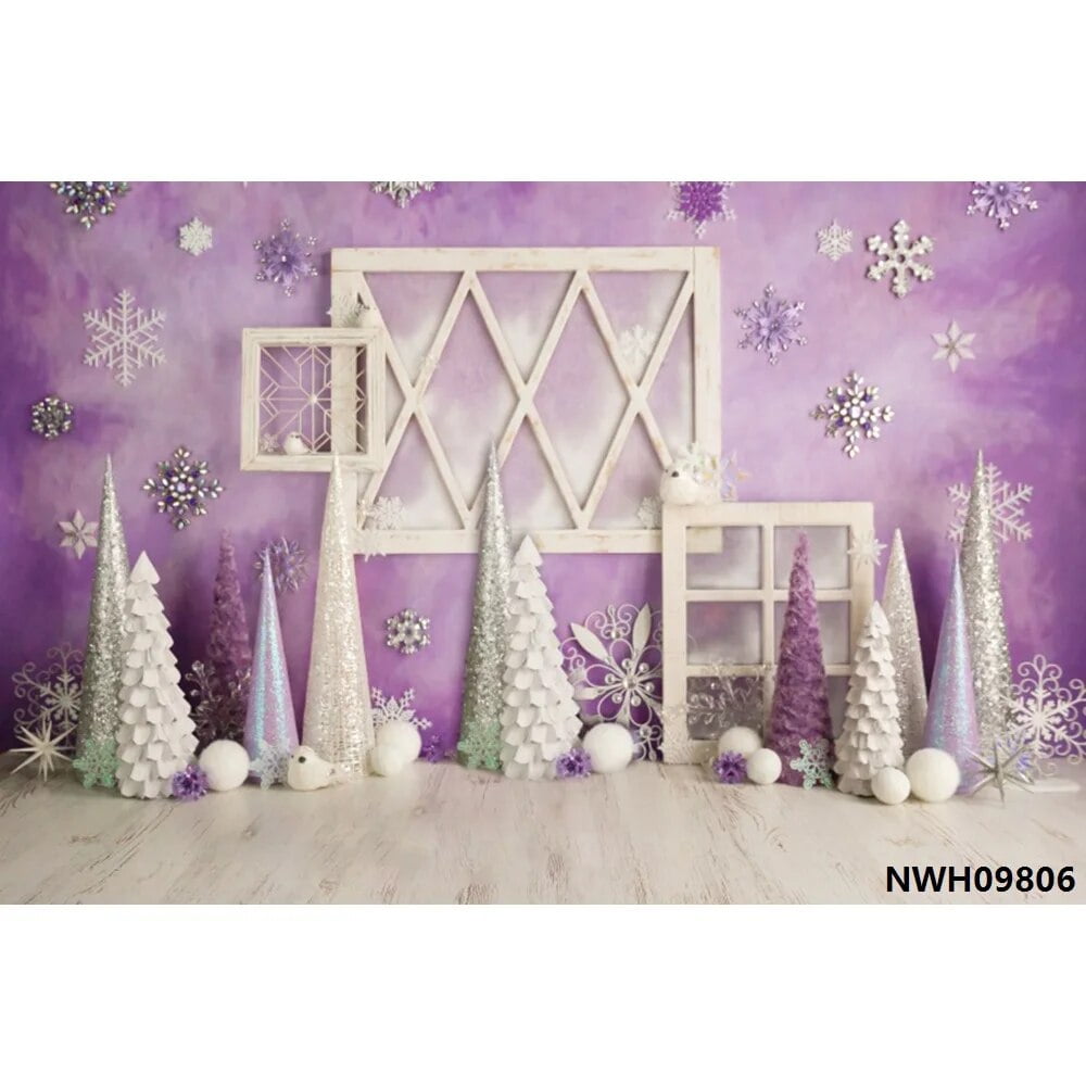 Birthday Backdrops Pink Balloons Flowers Stars Fireplace Baby Portrait ...