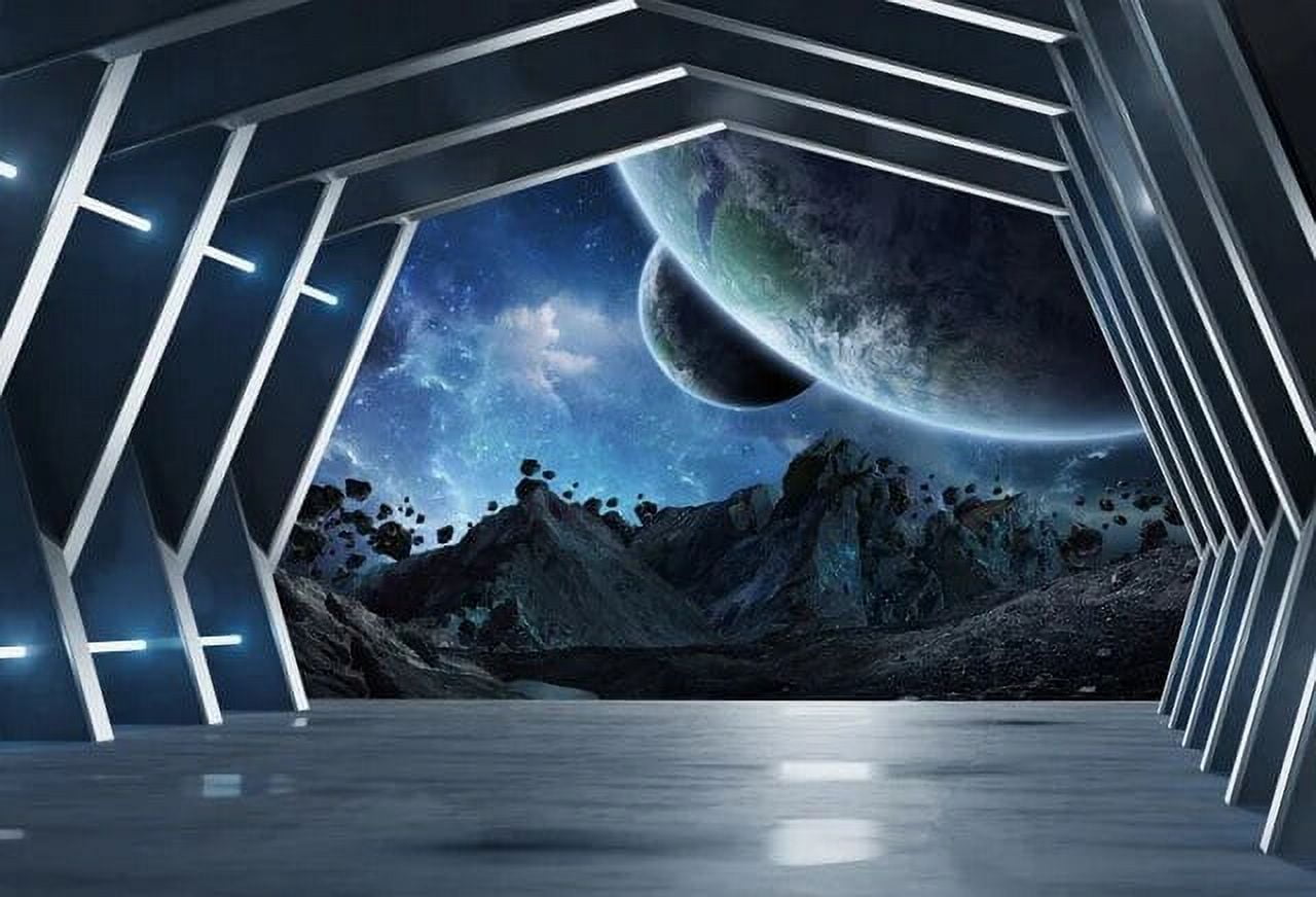 Birthday Backgrounds Universe Earth Spaceship Capsule Interior Little ...