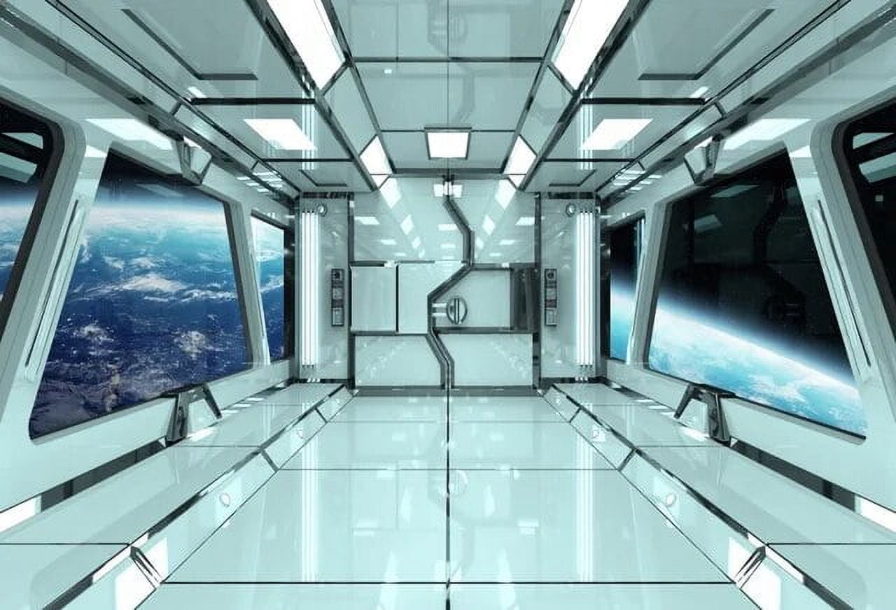 Birthday Backgrounds Universe Earth Spaceship Capsule Interior Little ...