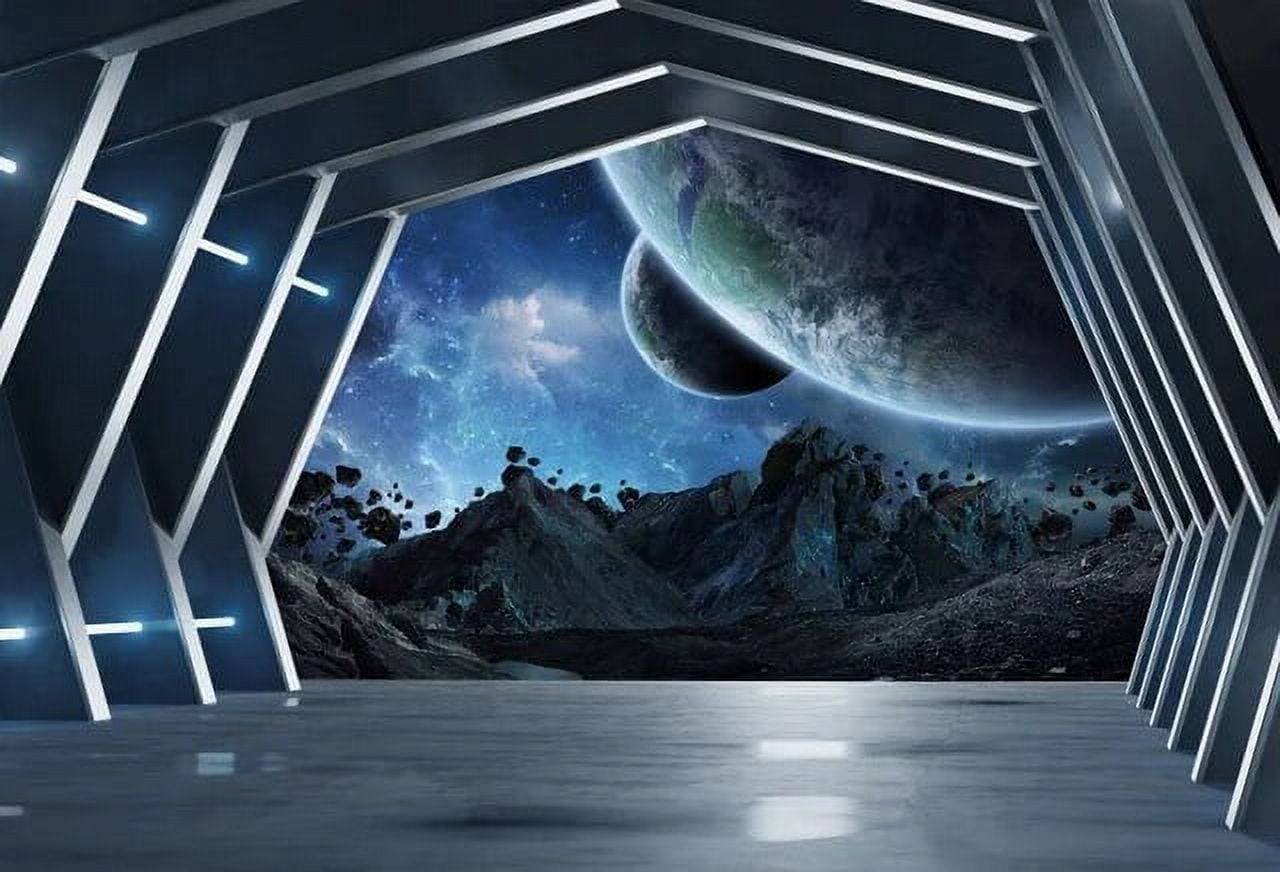 Birthday Backgrounds Universe Earth Spaceship Capsule Interior Little ...