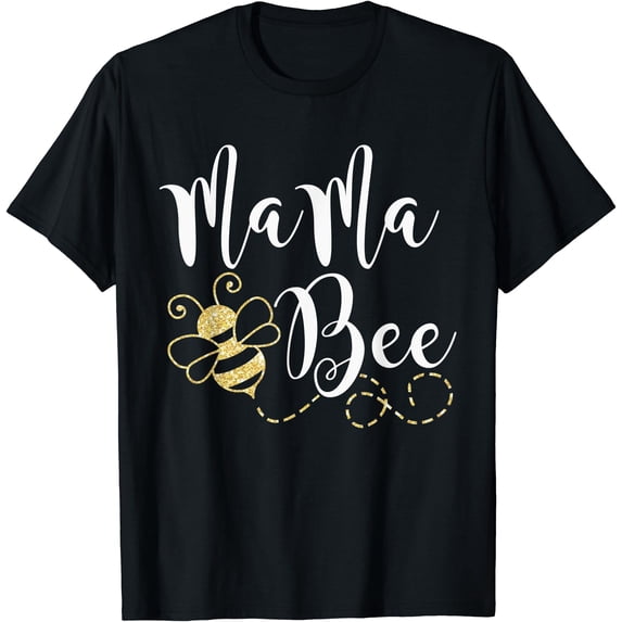 Birthday Bee Family Mama Bee Mom Mothers Gift for Women T-Shirt ...