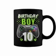 Birthday Boy 10 Video Game Controller Gamer 10Th Birthday Coffee Mugs ...