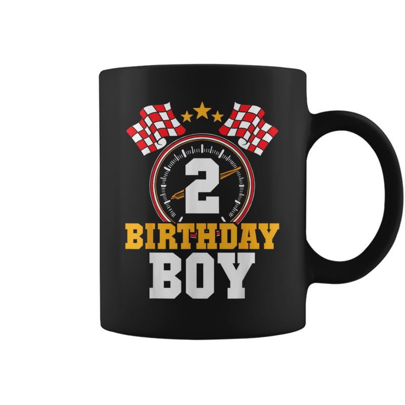Birthday Boy 2Nd Race Car Party 2 Years Old Racing Driver Coffee Mugs ...