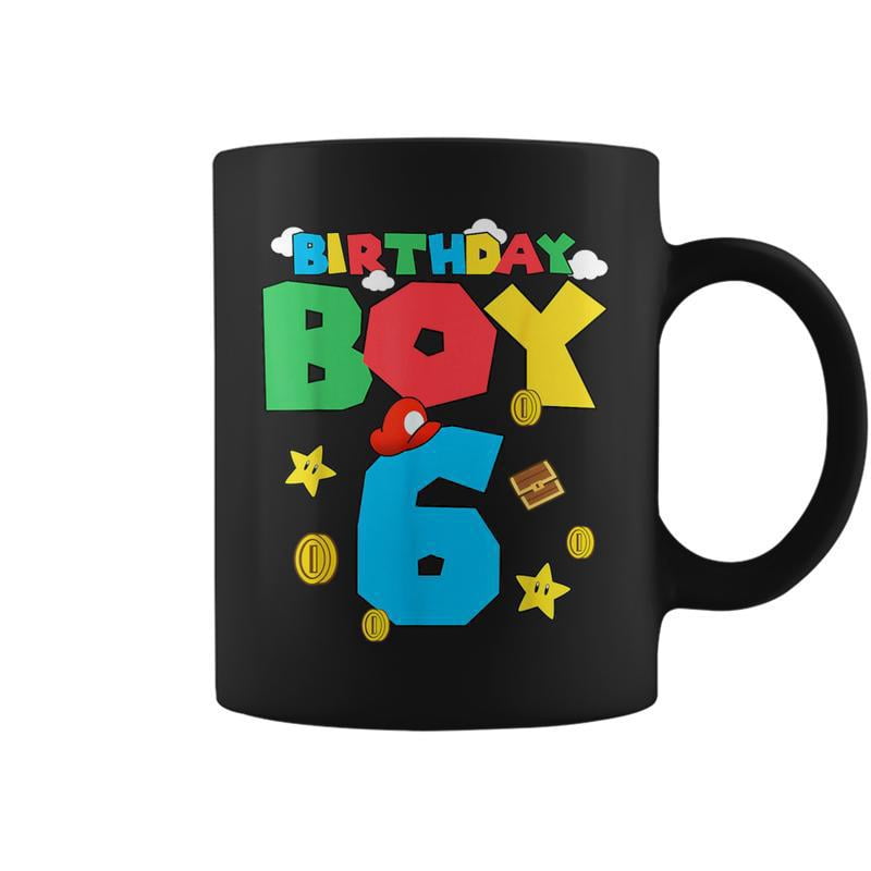 Birthday Boy 6 6Th Birthday Videos Game 6 Year Old Coffee Mugs ...