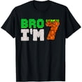 Birthday Boy 7th Birthday I'm 7 Year Old Gamer Pixel Number T-Shirt ...