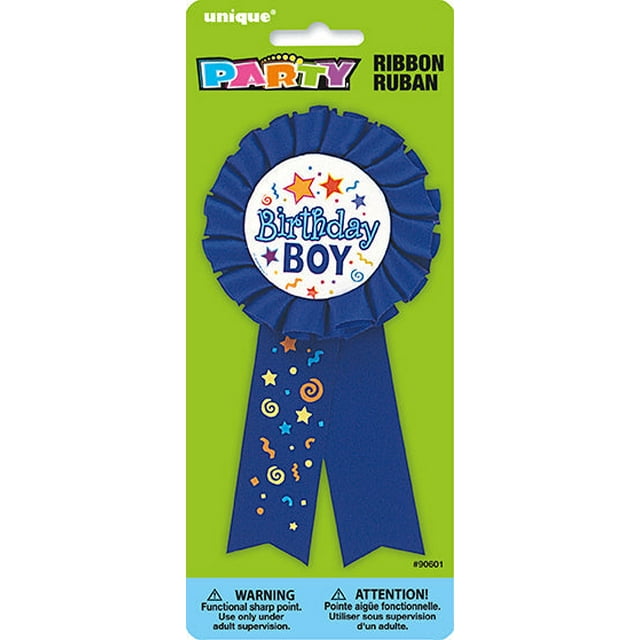 Birthday Boy Award Badge, Blue, 1ct - Walmart.com