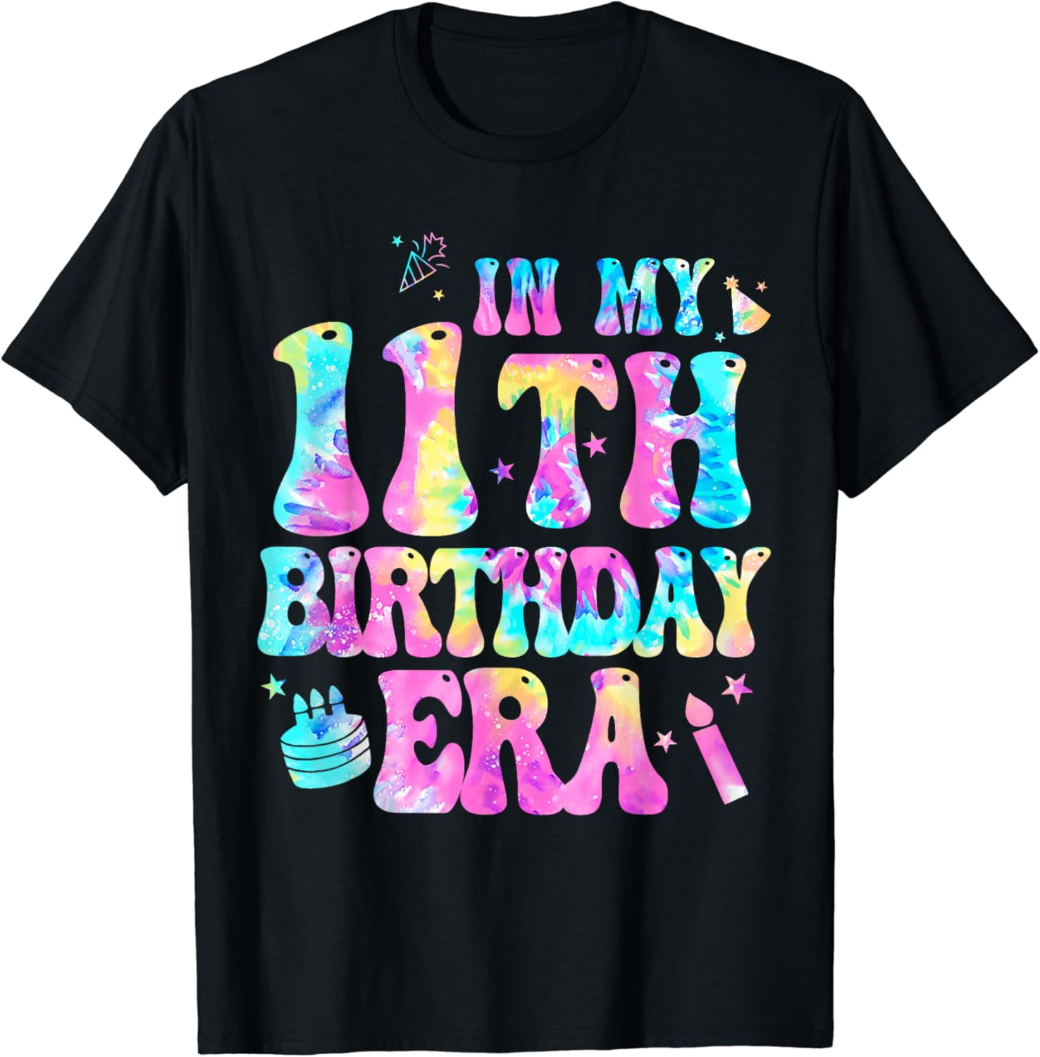 Birthday Boy Girl T-Shirt In My 11th Birthday Era 11 Year Old Eleven ...
