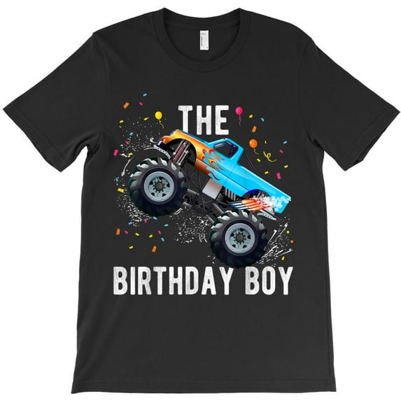 Birthday Boy Monster Truck Family Matching Themed Funny and Cute Themed ...