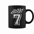 Birthday Boy Number 7 Racing Flag 7Th Birthday Race Car Coffee Mugs ...