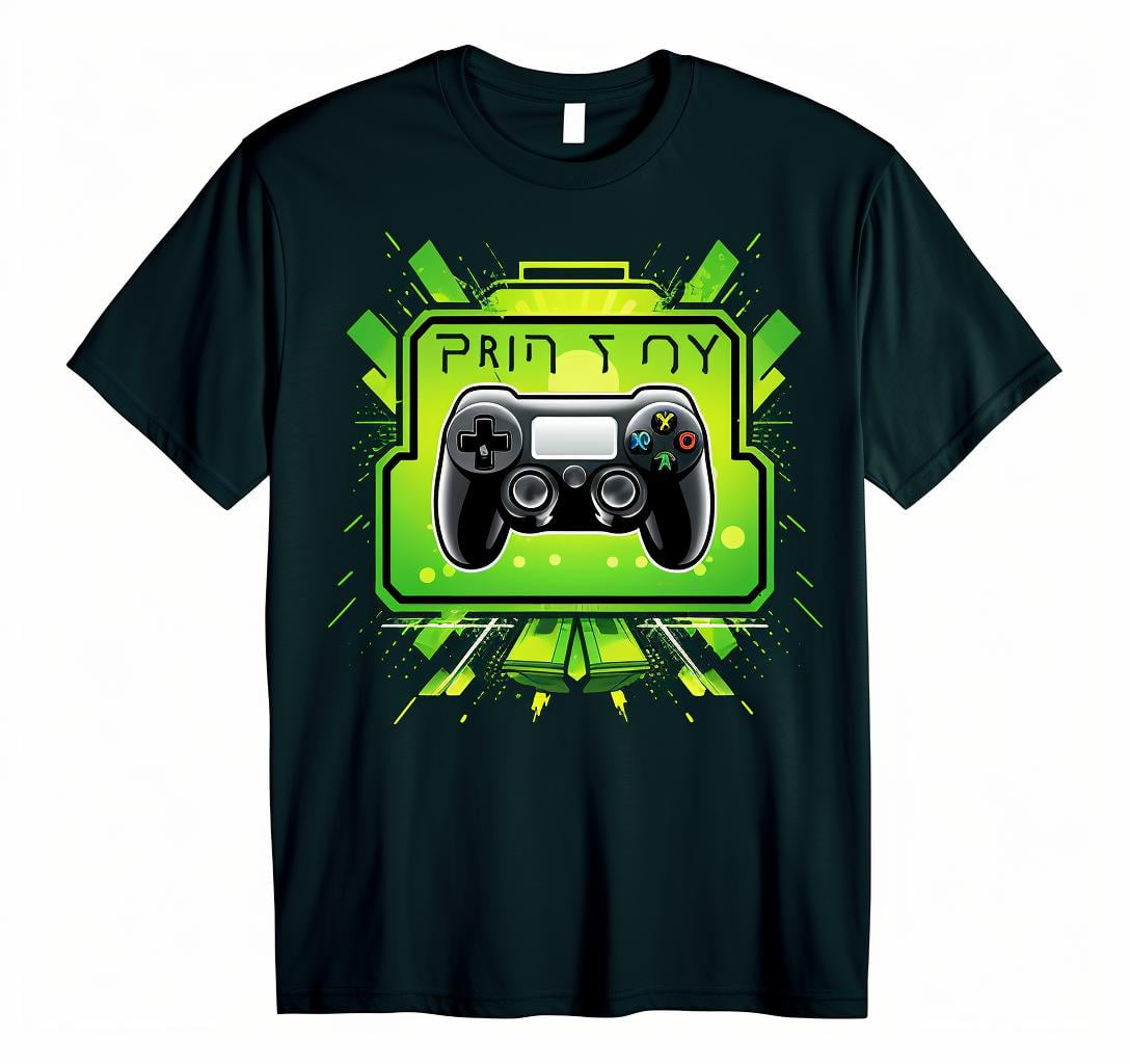 Birthday Boy Video Game Controller Birthday Gamer Gift Boys T-Shirt ...