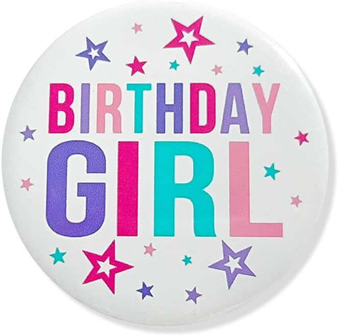 Birthday Button Pin Birthday Pins Brooch Birthday Party Lapel Pin ...