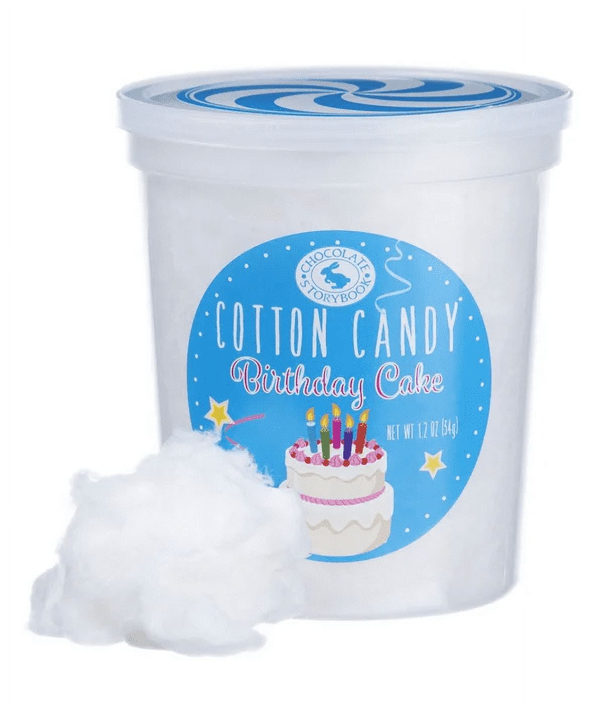 Birthday Cake Cotton Candy- Fluffy cotton candy with a rich cake flavor ...