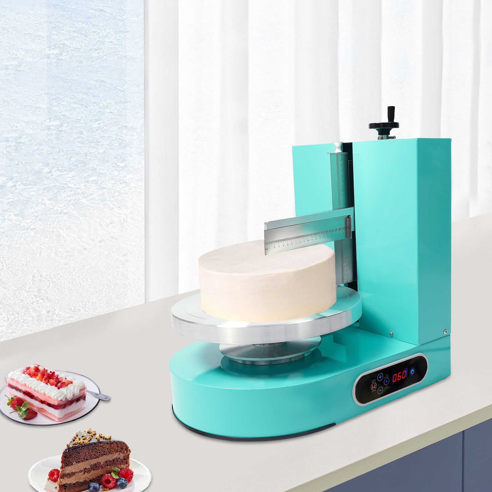 Birthday Cake Cream Smooth Coating Decoration Spreading Machine 60 ...
