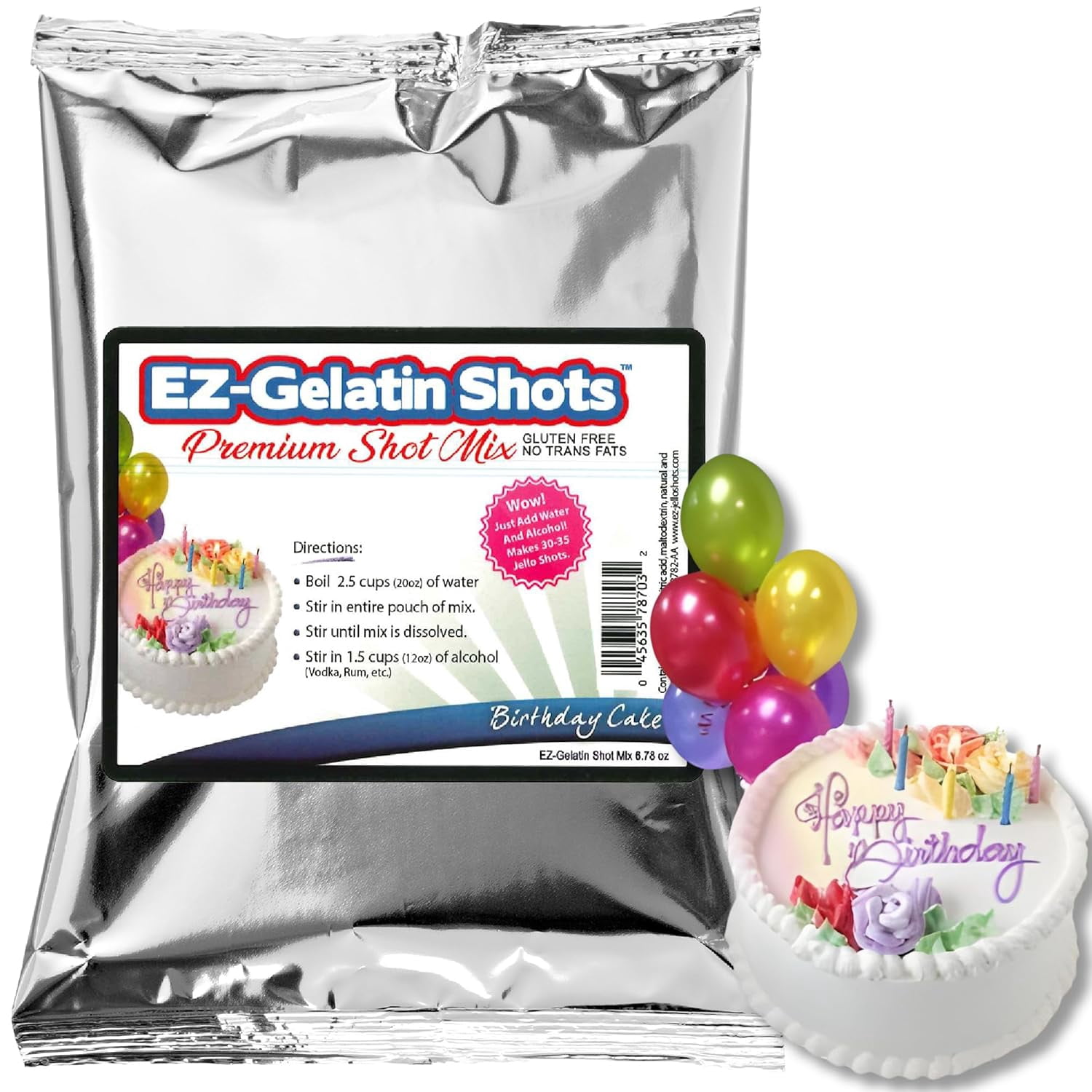 Jello Birthday Cake