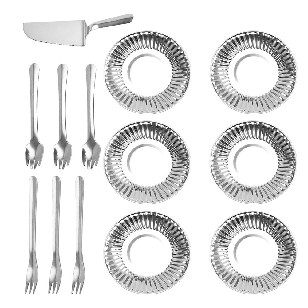 Birthday Cake Spatula Portable Cutlery Set Stainless Steel Utensil ...