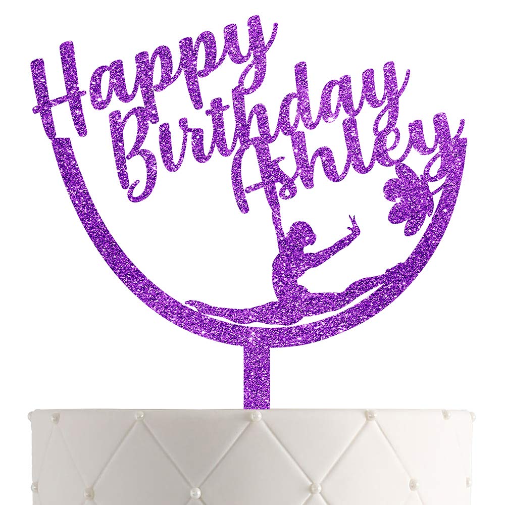 Birthday Cake Topper With ized Aged Birthday Topper with Engraved Age ...