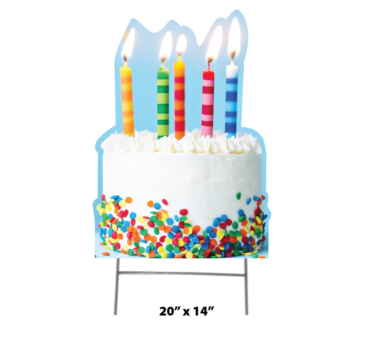 Birthday Cake Yard Sign Icon - Walmart.com