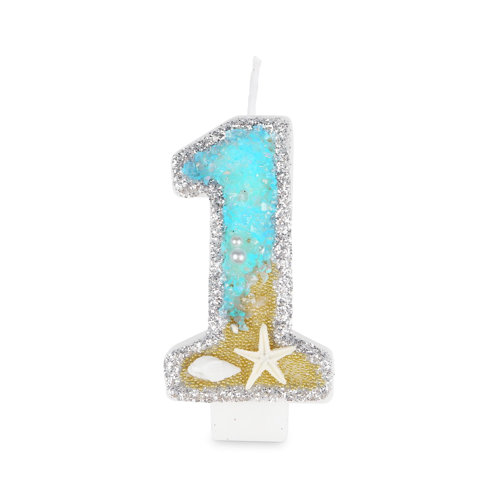 Birthday Candles Number 1 Candle, Handmade Numeral KMC2Candle Cake ...