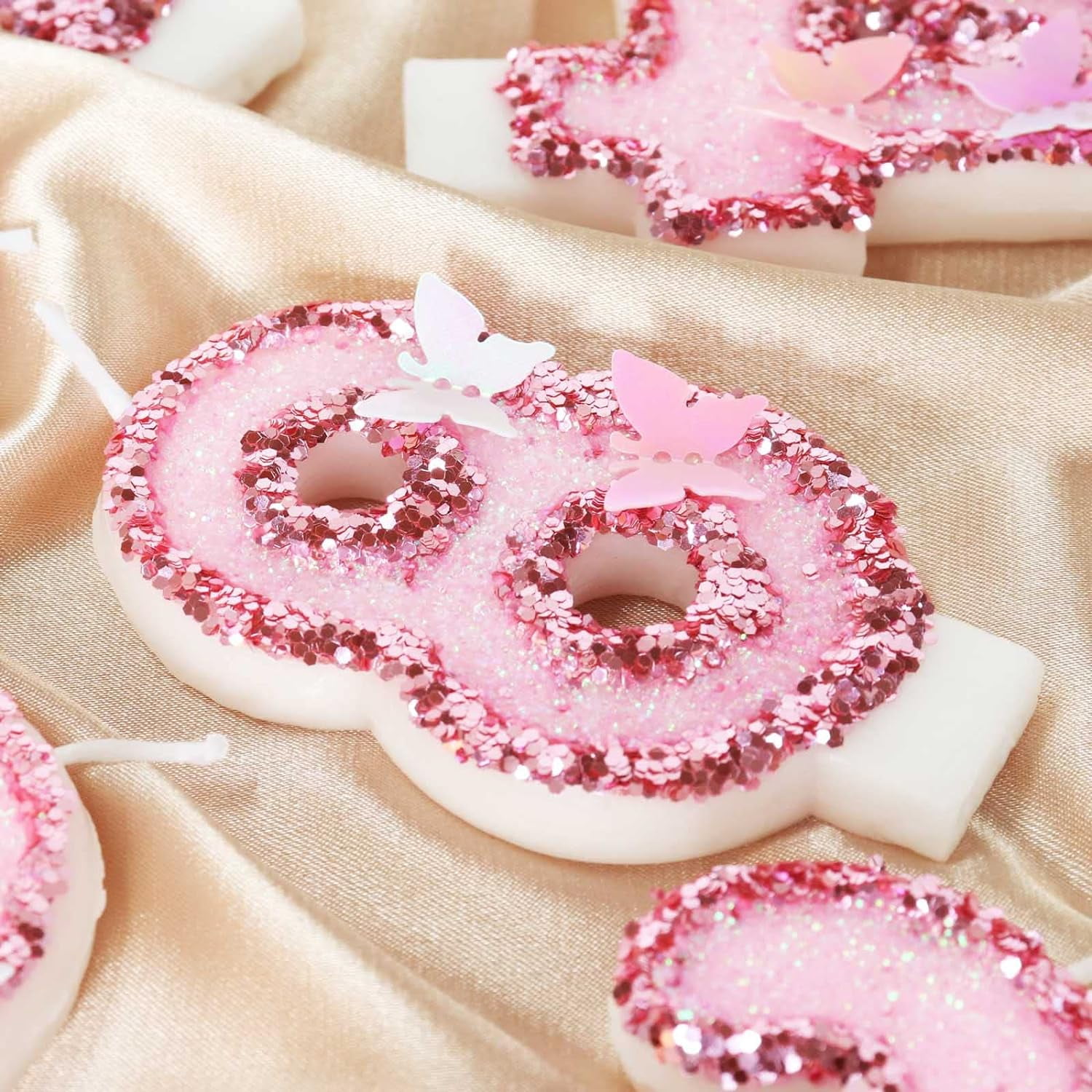 Birthday Candles, Number 20 Candle, Butterfly 20Th Birthday Decorations ...