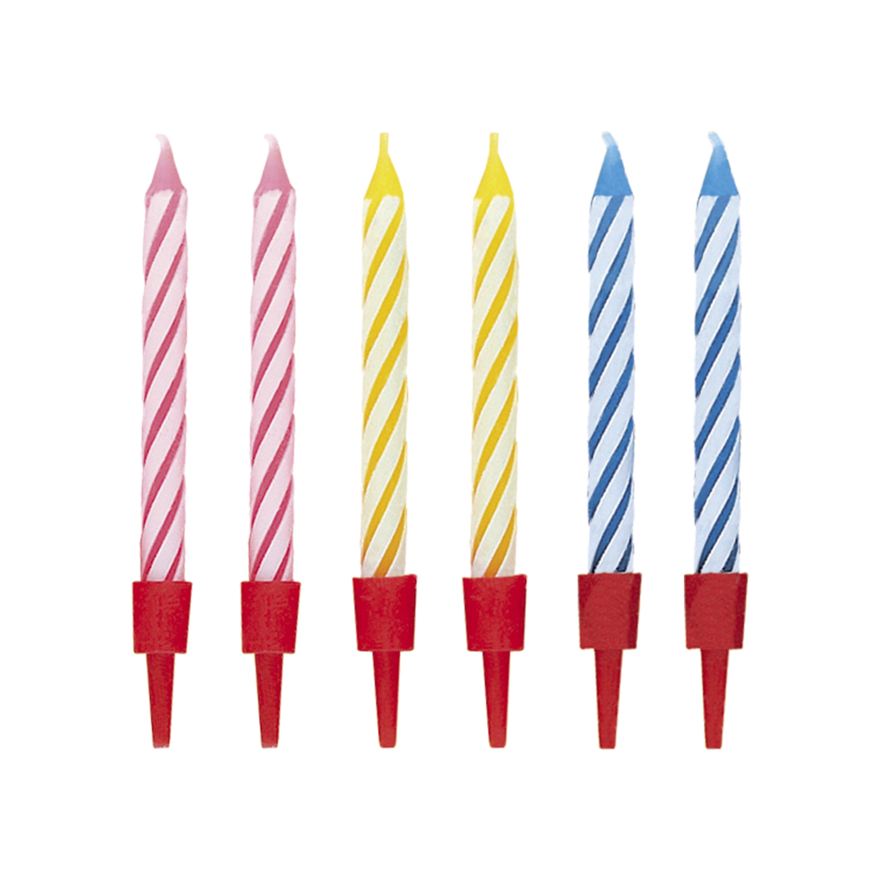 Birthday Candles and Holders, Assorted, 20ct - Walmart.com