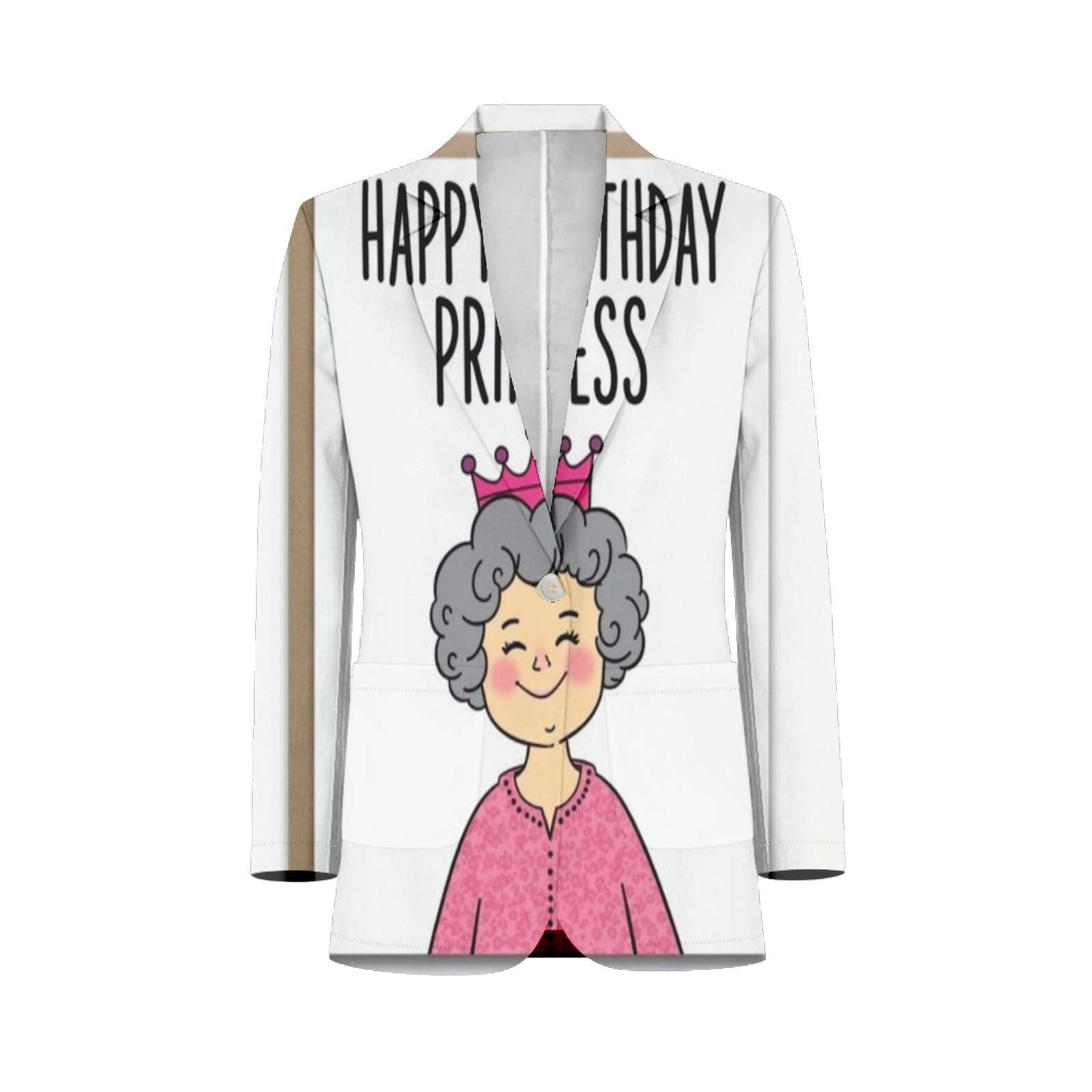Birthday Card For A Princess Customized Men's Suits full man Shawl ...