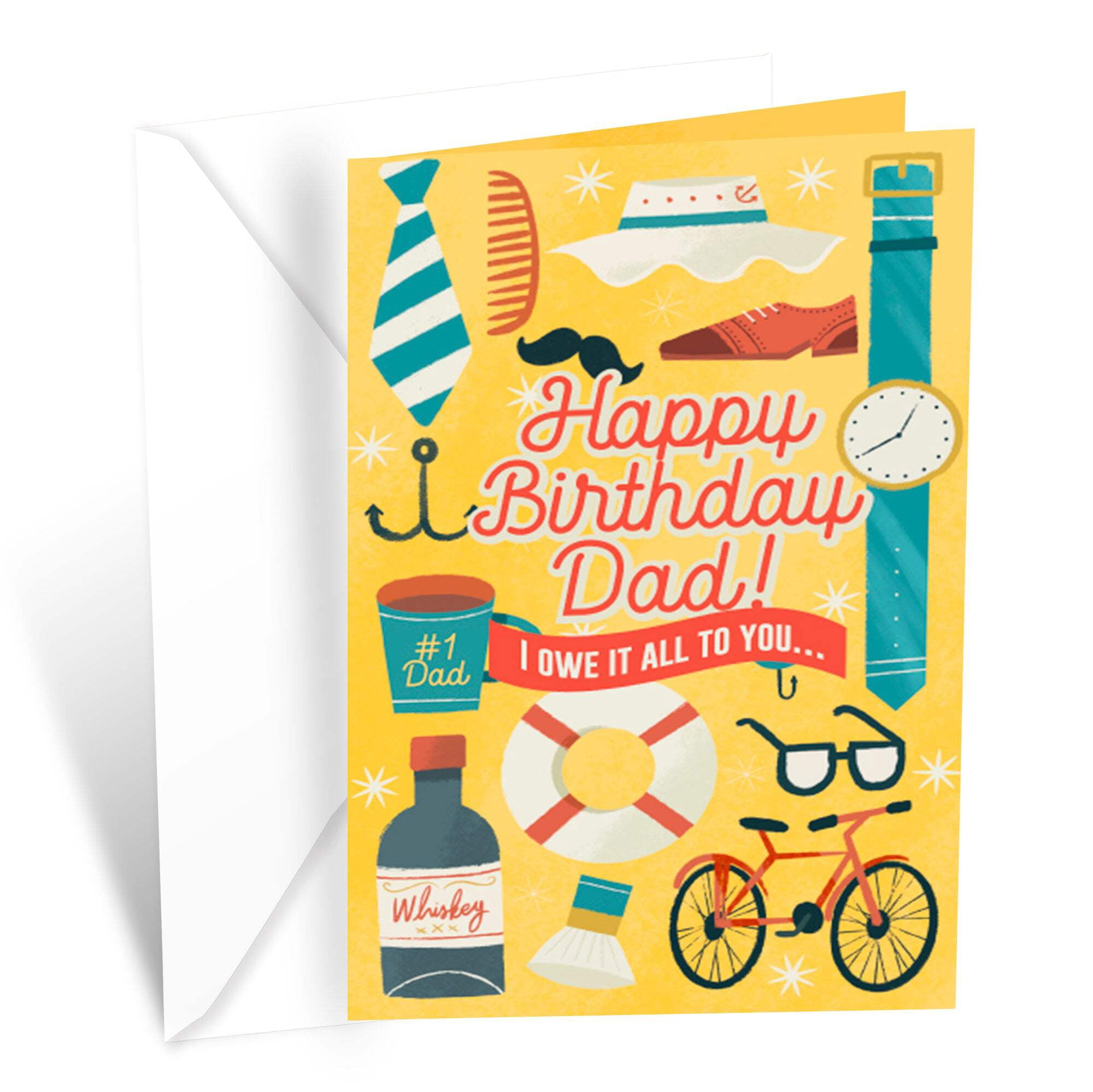 Prime Greetings Dad Birthday Card (Father) - Walmart.com