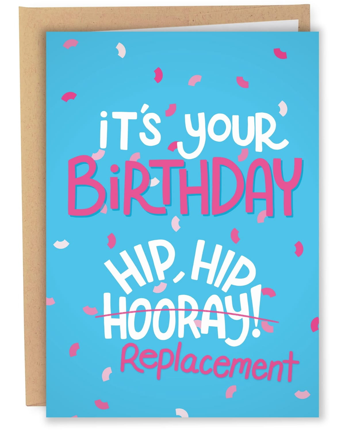 Birthday Card – "It's Your Birthday, Hip, Hip Hooray! Replacement ...