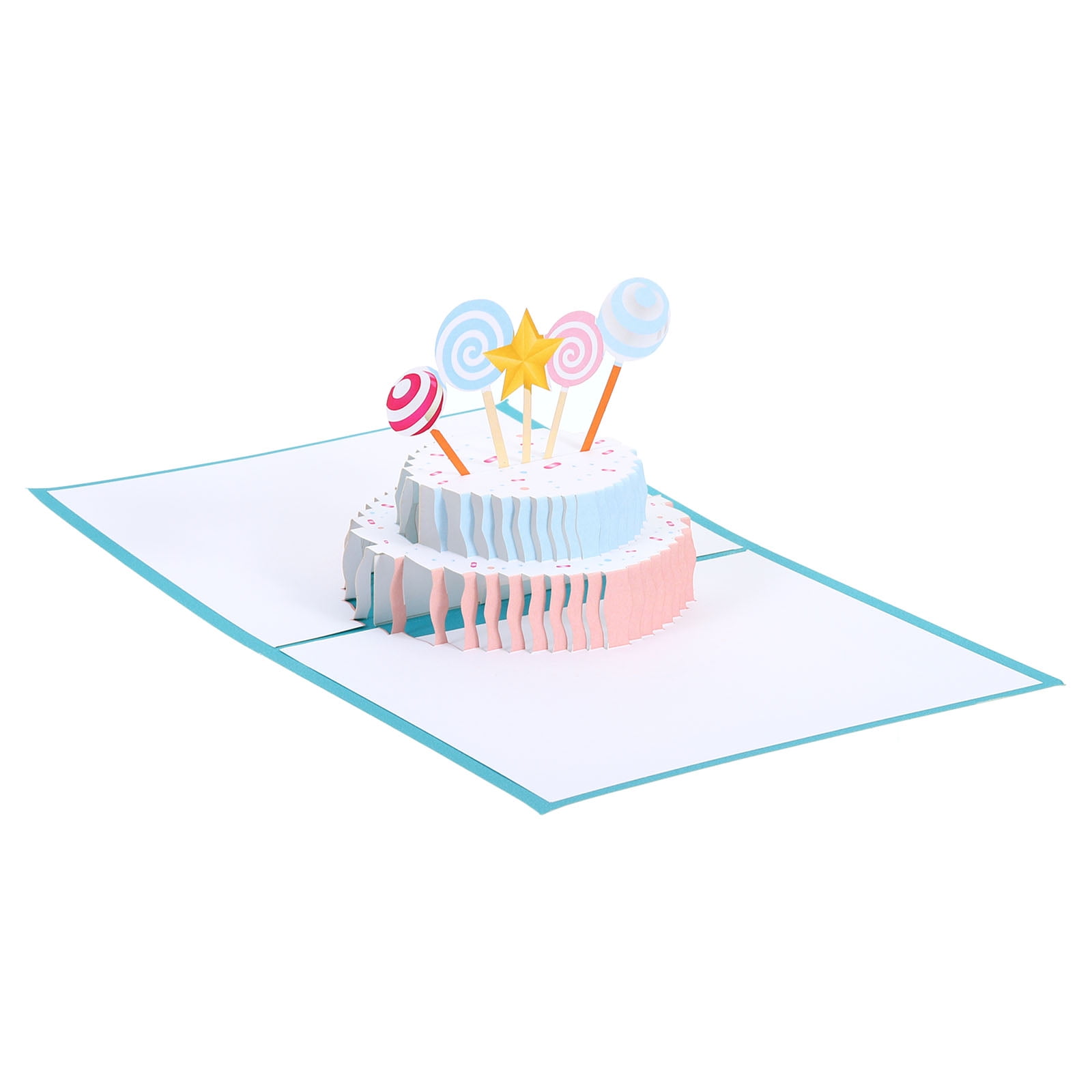 Birthday Card, Pop-Out Cake Birthday Card Gift Card Funny Happy ...