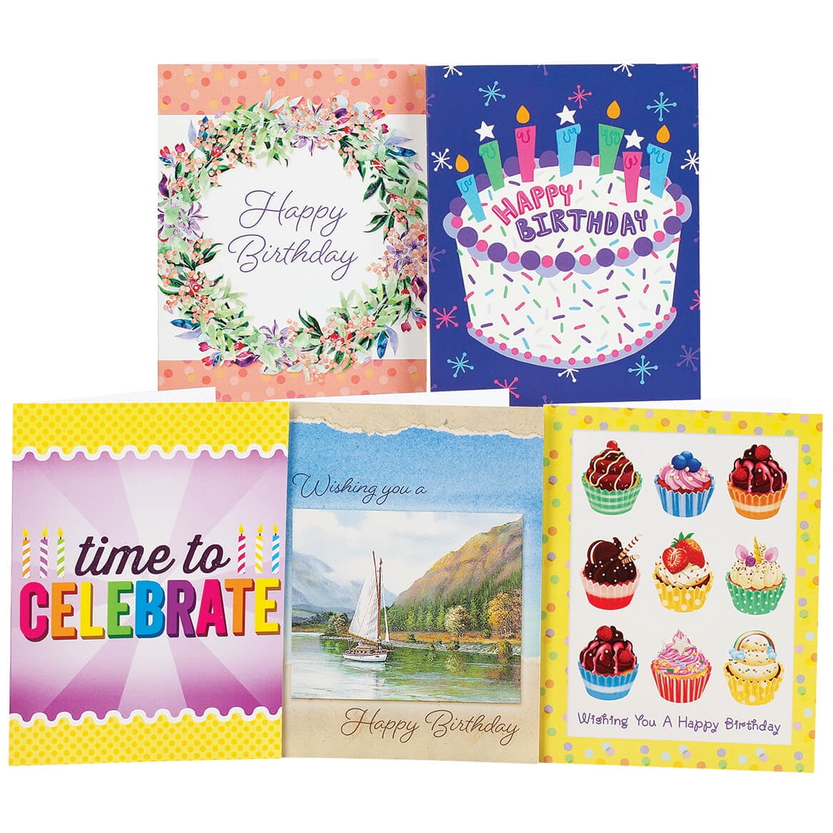 Birthday Card Variety Pack set of 20 - Walmart.com