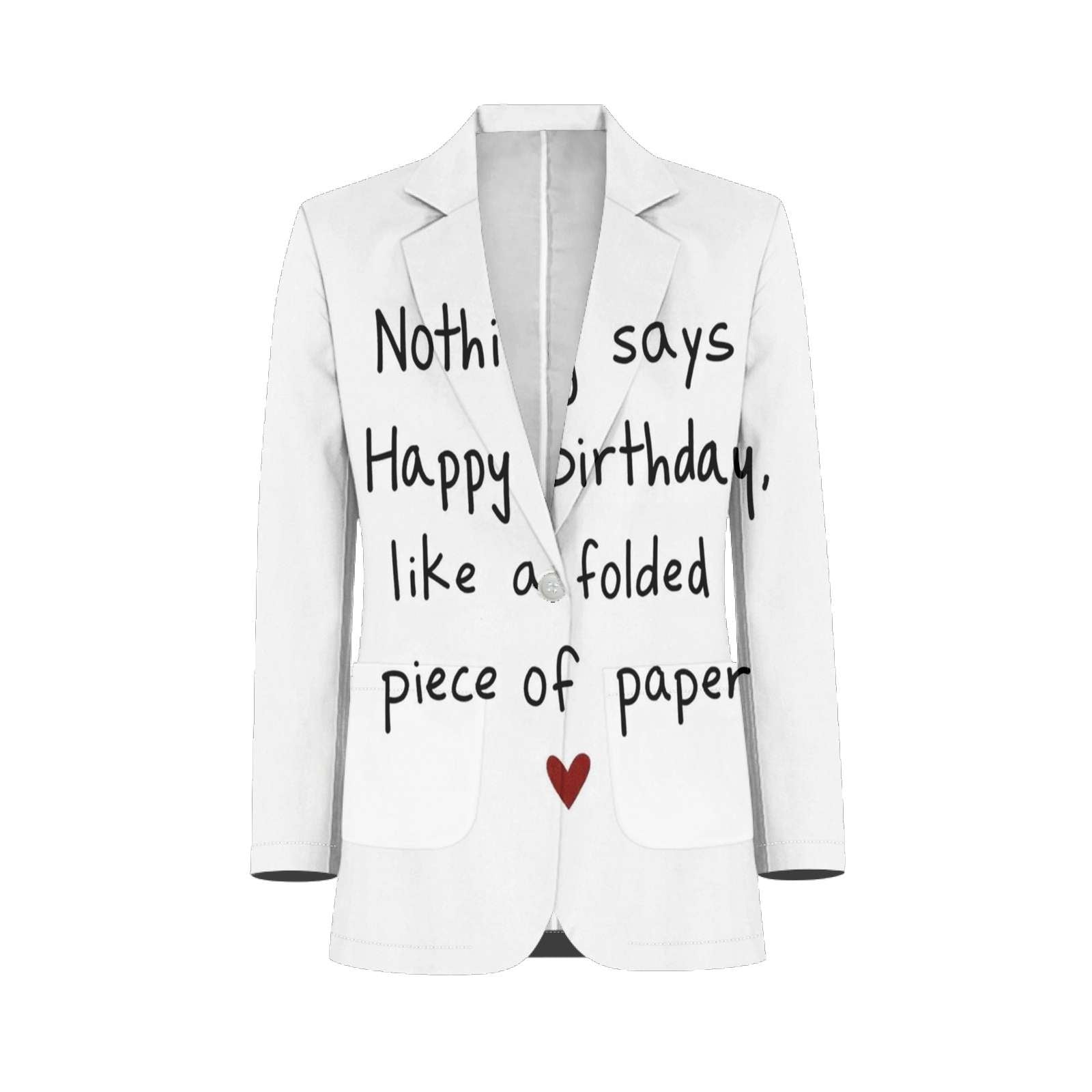 Birthday Card With Folded Paper Mens Suits Shawl Collar Slim Fit Suit ...